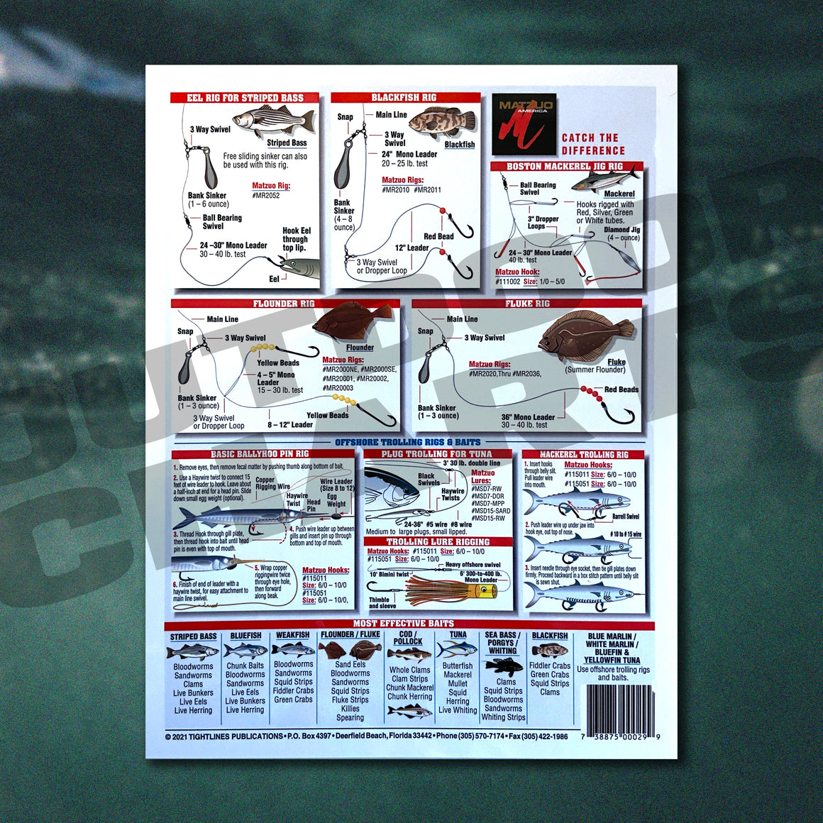 Bait Rigging Charts – Outdoor Charts