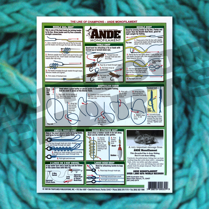 Quick Reference Fishing Knots #3 - Waterproof Guide to 18 Essential Fi ...