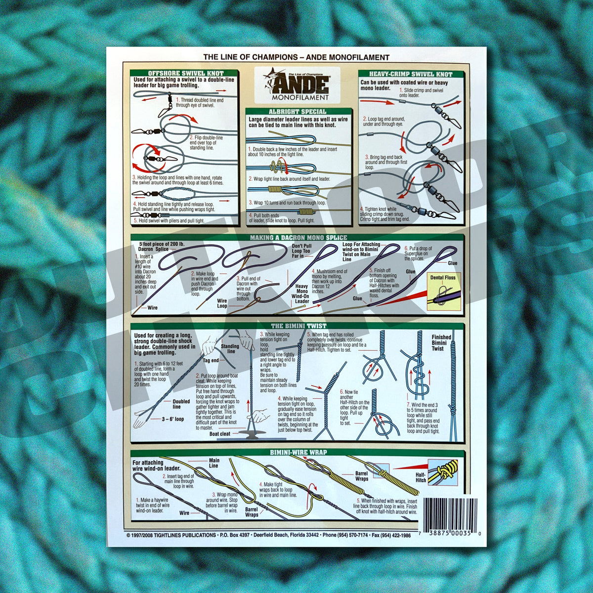 Quick Reference Offshore Wind-On Leaders & Knots #4 - Waterproof Guide ...