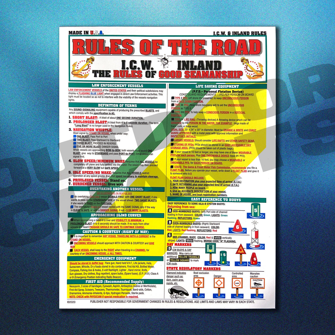 Nautical Charts – Outdoor Charts